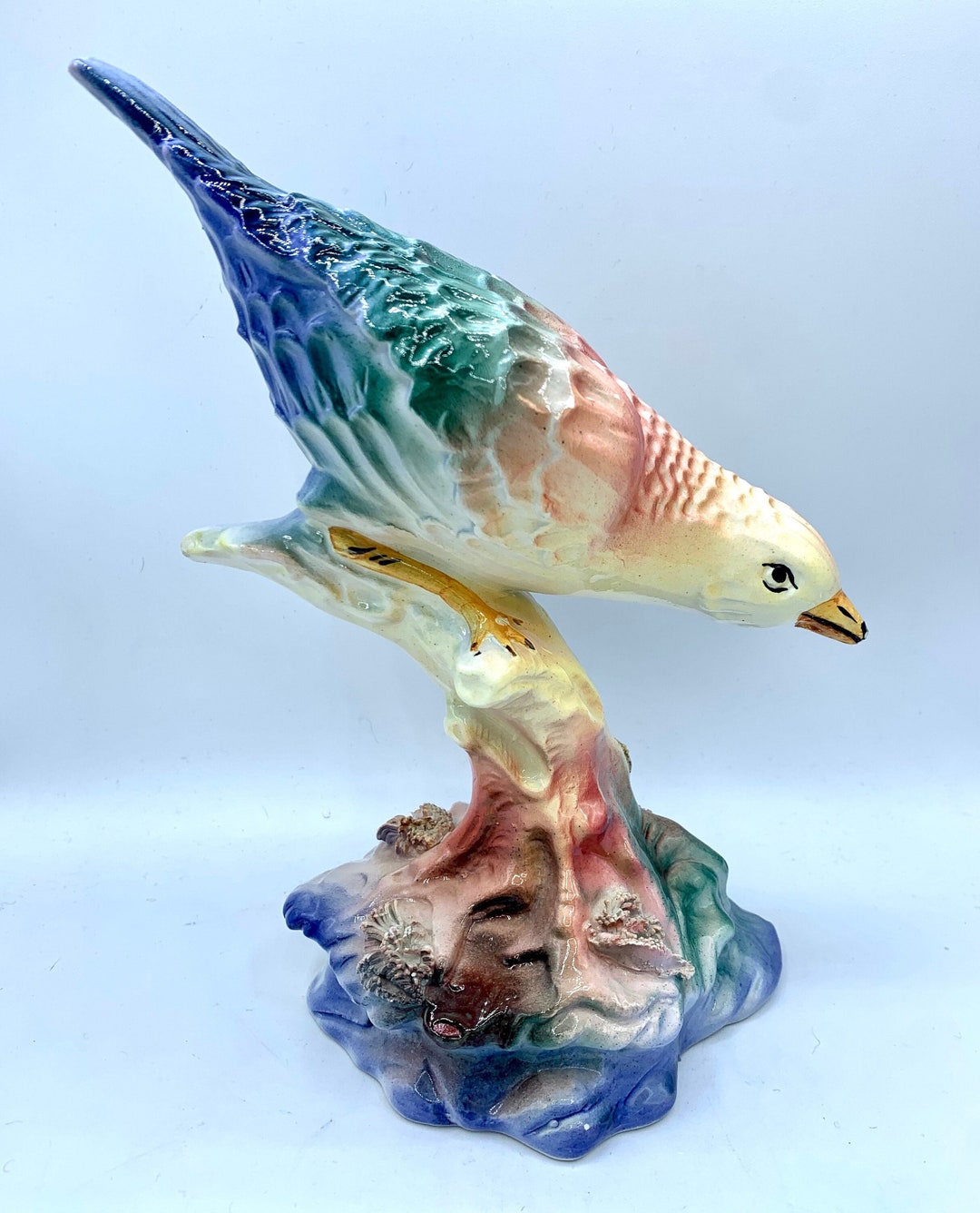 Hawk Figurine, Vintage Ceramic, Possibly Capodimonte - Etsy