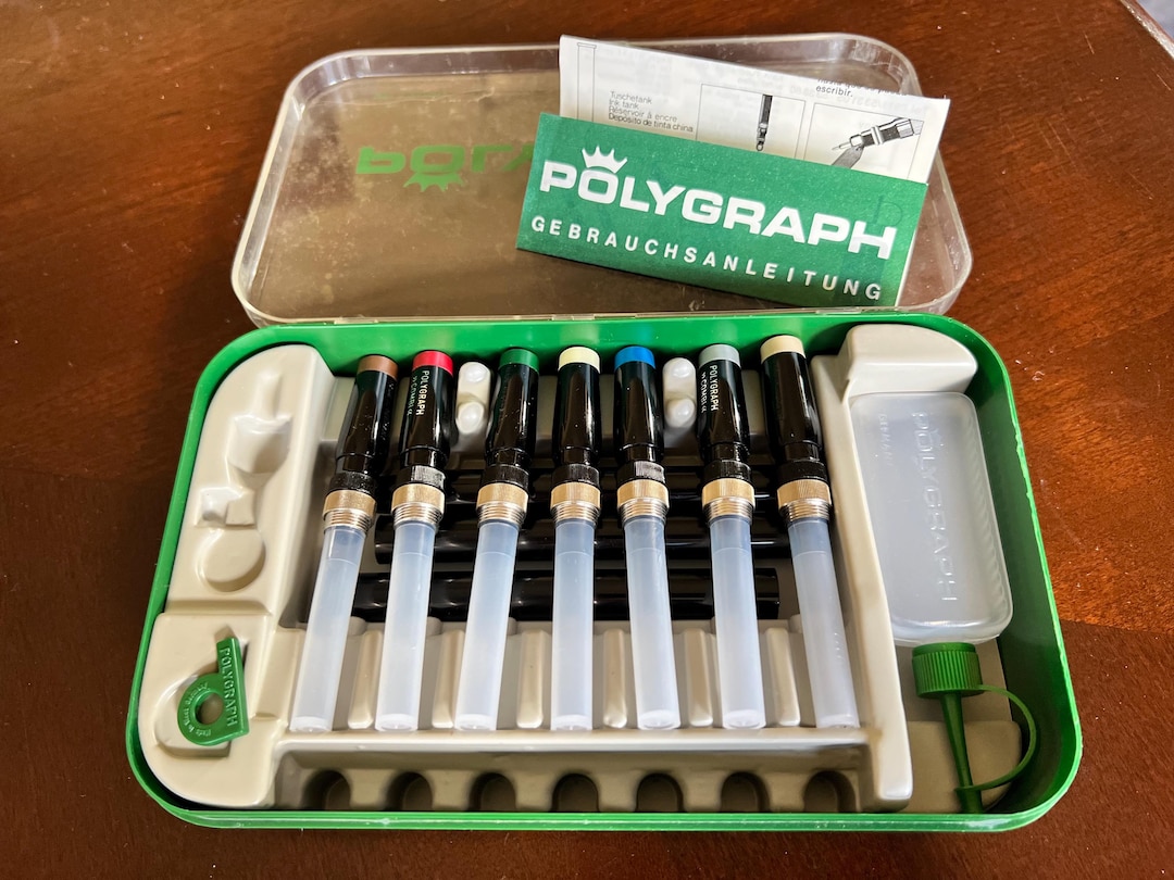 Rare Vintage Polygraph Combiscript Technical Pen Set, West Germany - Etsy