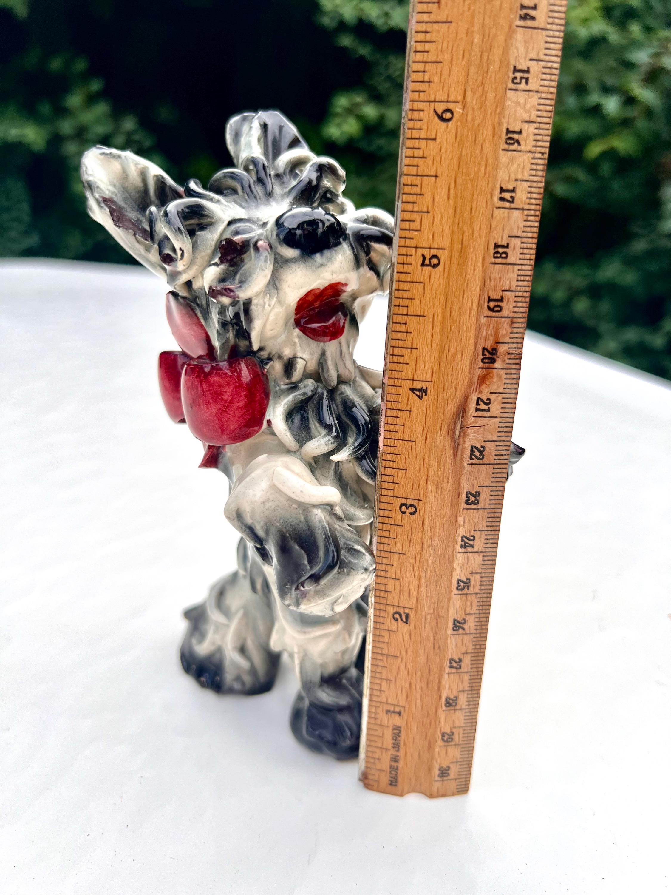 Mid-century Italian Ceramic Spaghetti Hair Dog - Etsy