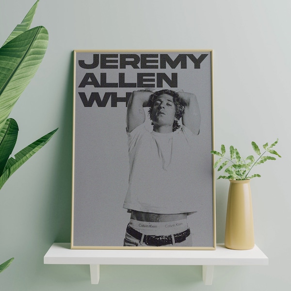 Jeremy Allen White Poster - Etsy