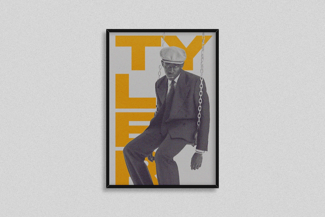 Tyler the Creator Poster - Tyler Poster - Pop Music Wall Art - Digital ...