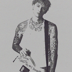 Machine Gun Kelly Poster MGK Poster Punk Wall Art Digital Print Gift ...