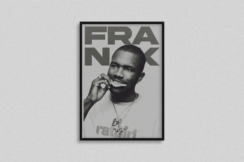 Frank Ocean Poster - Frank Poster - Pop Music Wall Art - Digital Print ...
