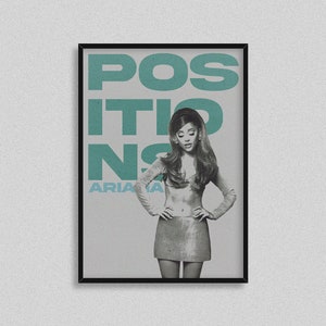 Ariana Grande Poster - Ariana Poster - Pop Music Wall Art - Digital ...