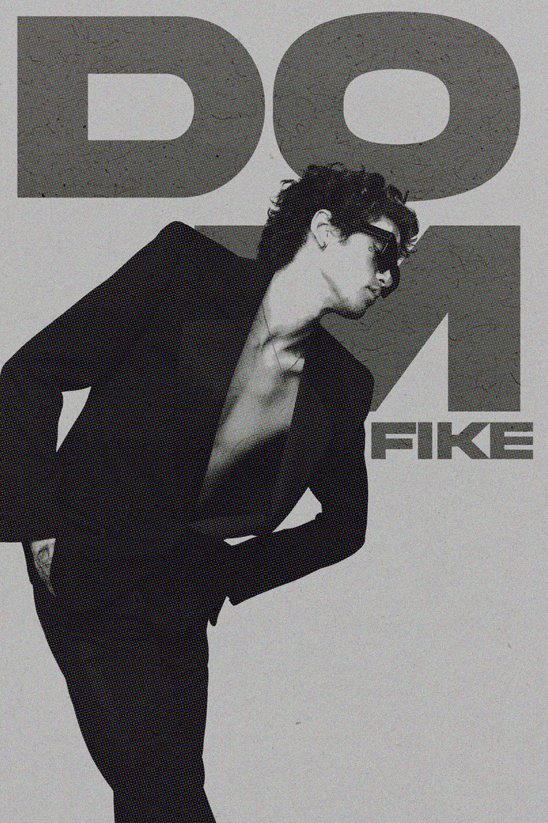 Dominic Fike Poster - Dom Poster - Pop Music Wall Art - Digital Print ...