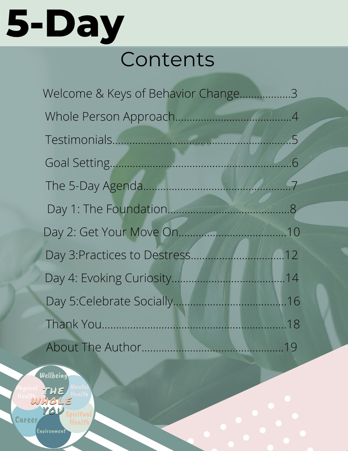 The 5-day Self-care Guide: E-version - Etsy