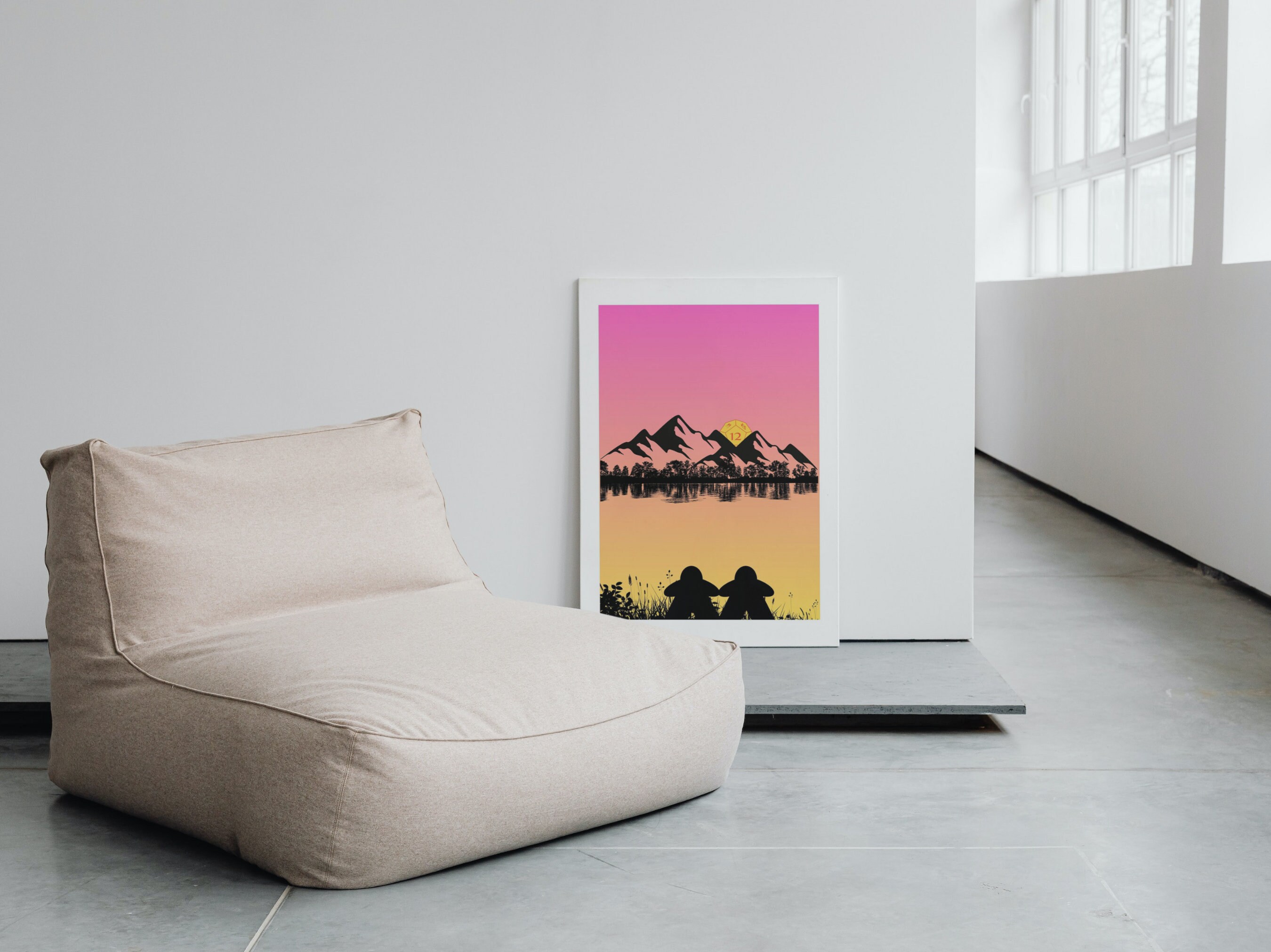 Board Game Poster Meeple Sunset Digital, Printable - Etsy