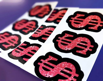 Pink Money Sign - Etsy