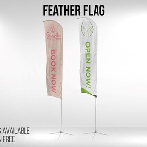 Custom Feather Flags, Advertisign Flag for Business, Feather Flag ...