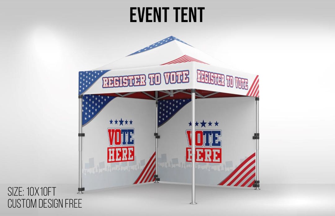 US Election 2024 Event Tent Canopy, Event Tent for Business, Custom ...