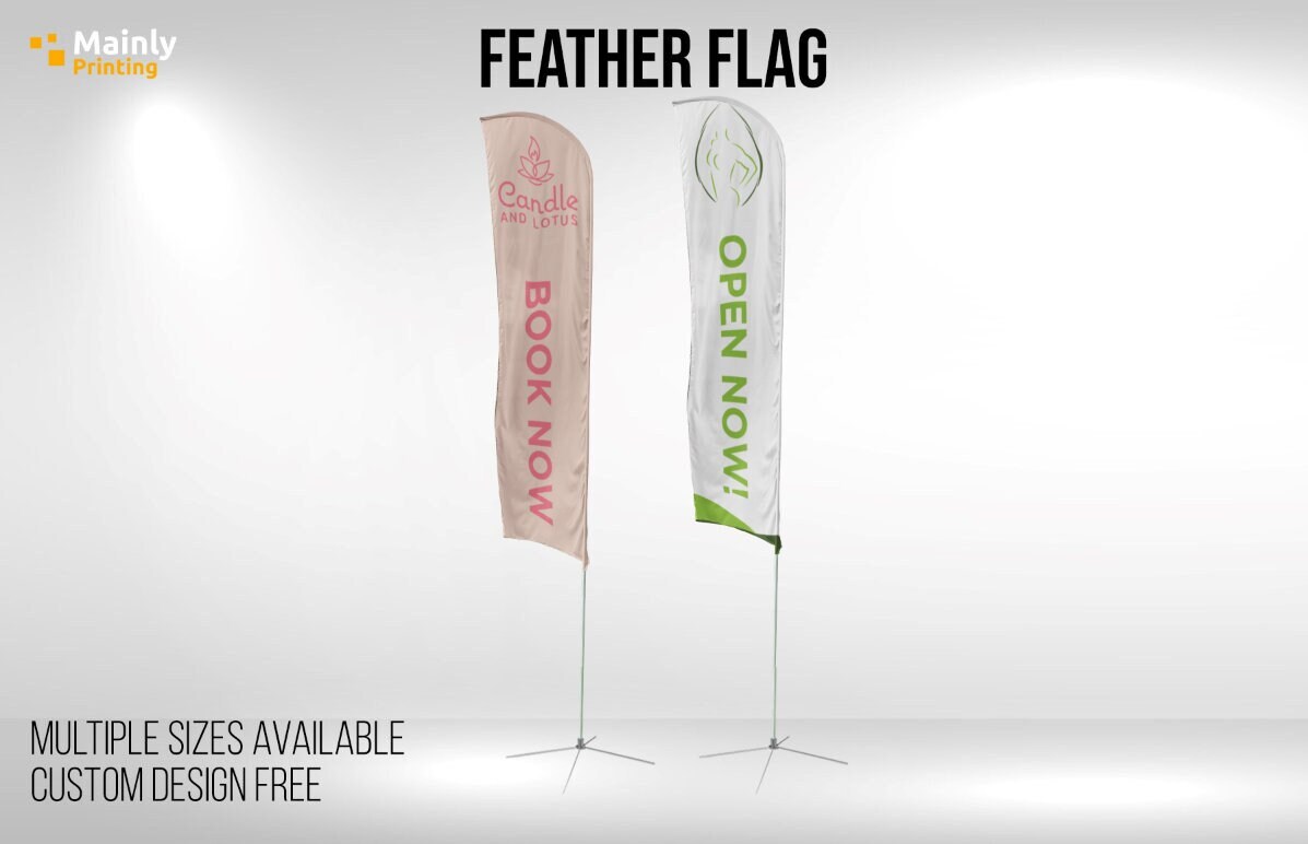 Custom Feather Flags, Advertisign Flag for Business, Feather Flag ...