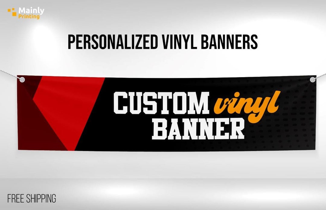 Custom Vinyl Banner, Business Banner, Custom Business Sign, Vendor ...