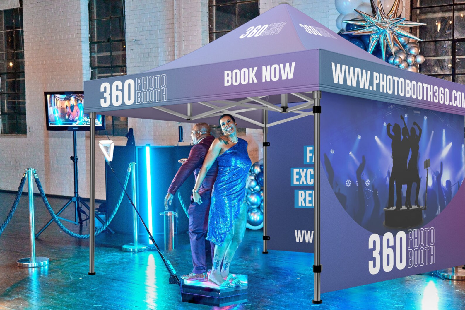 Event Tent Frame + Canopy With Custom Design, Event Tent for Business ...