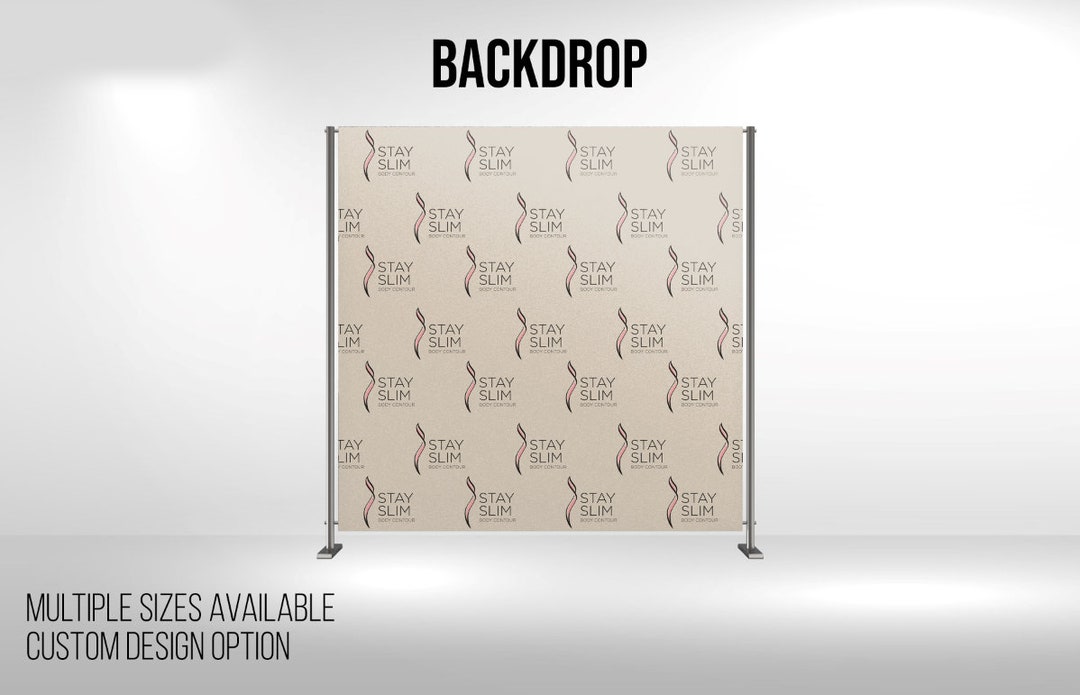 Step and Repeat Backdrop, Restaurant Custom Step and Repeat Backdrop ...
