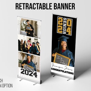 Graduation Retractable Banner Custom, Graduation Banner Stand Class of ...