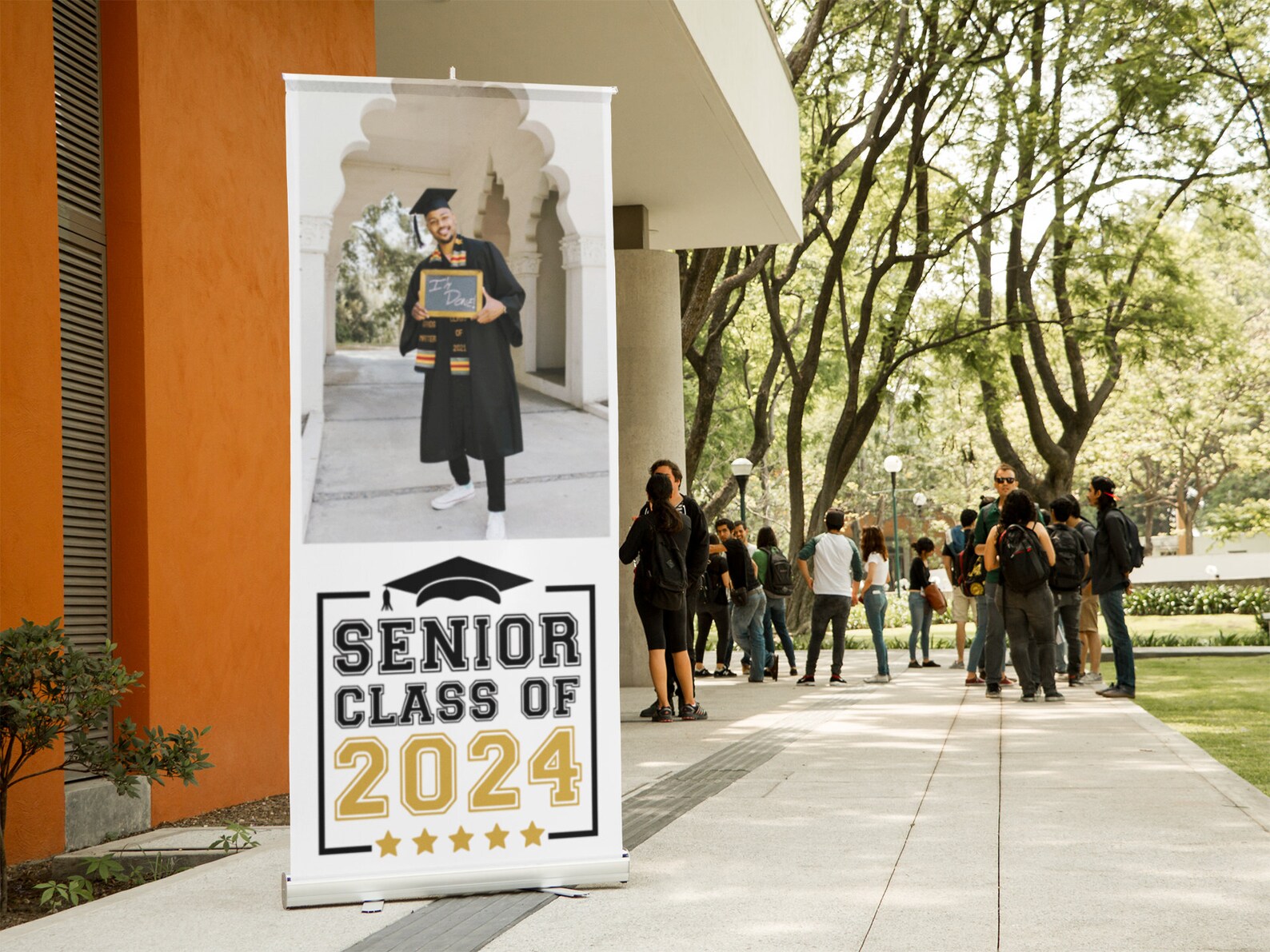 Graduation Retractable Banner Custom, Graduation Banner Stand Class of ...