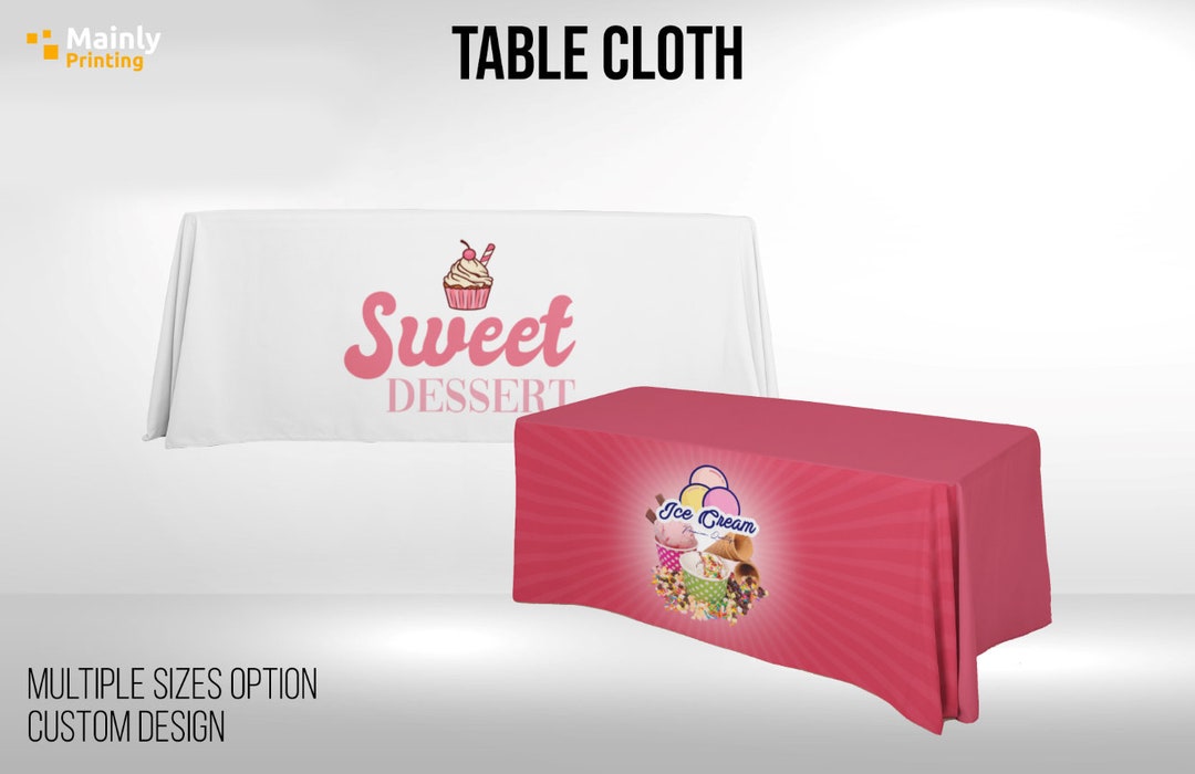 Table Cloth Custom Business Design, Custom Logo Table Cloth ...