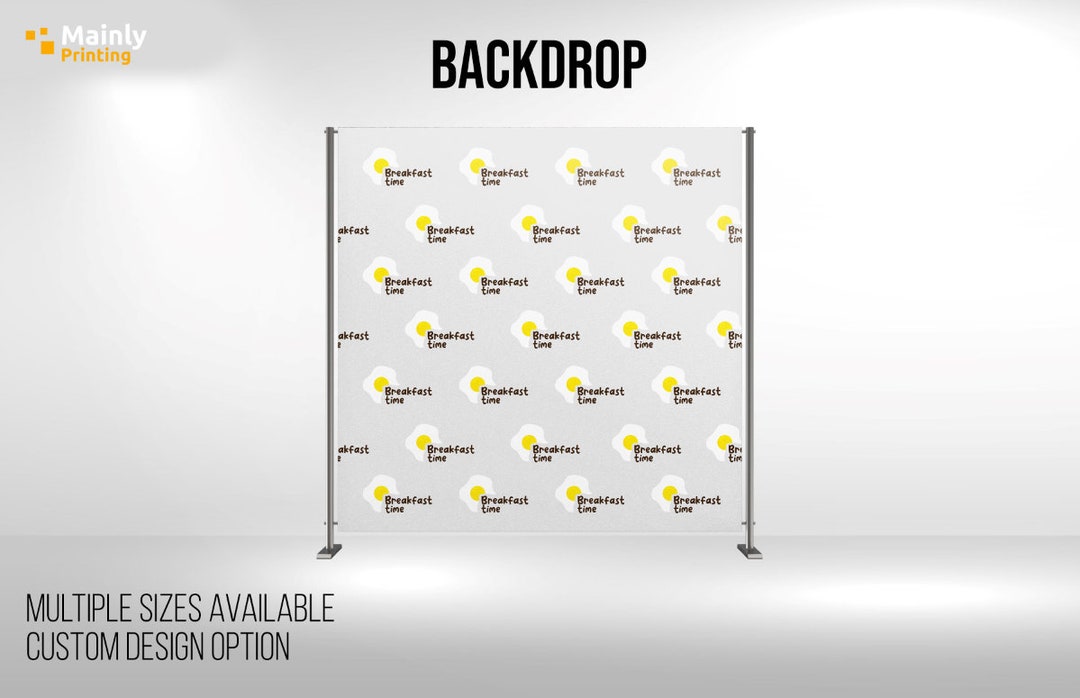 Step and Repeat Backdrop, Restaurant Custom Step and Repeat Backdrop ...