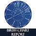 Sidereal Birth Chart Reading - Natal Chart Analysis - Birthchart Astrology Report - Etsy