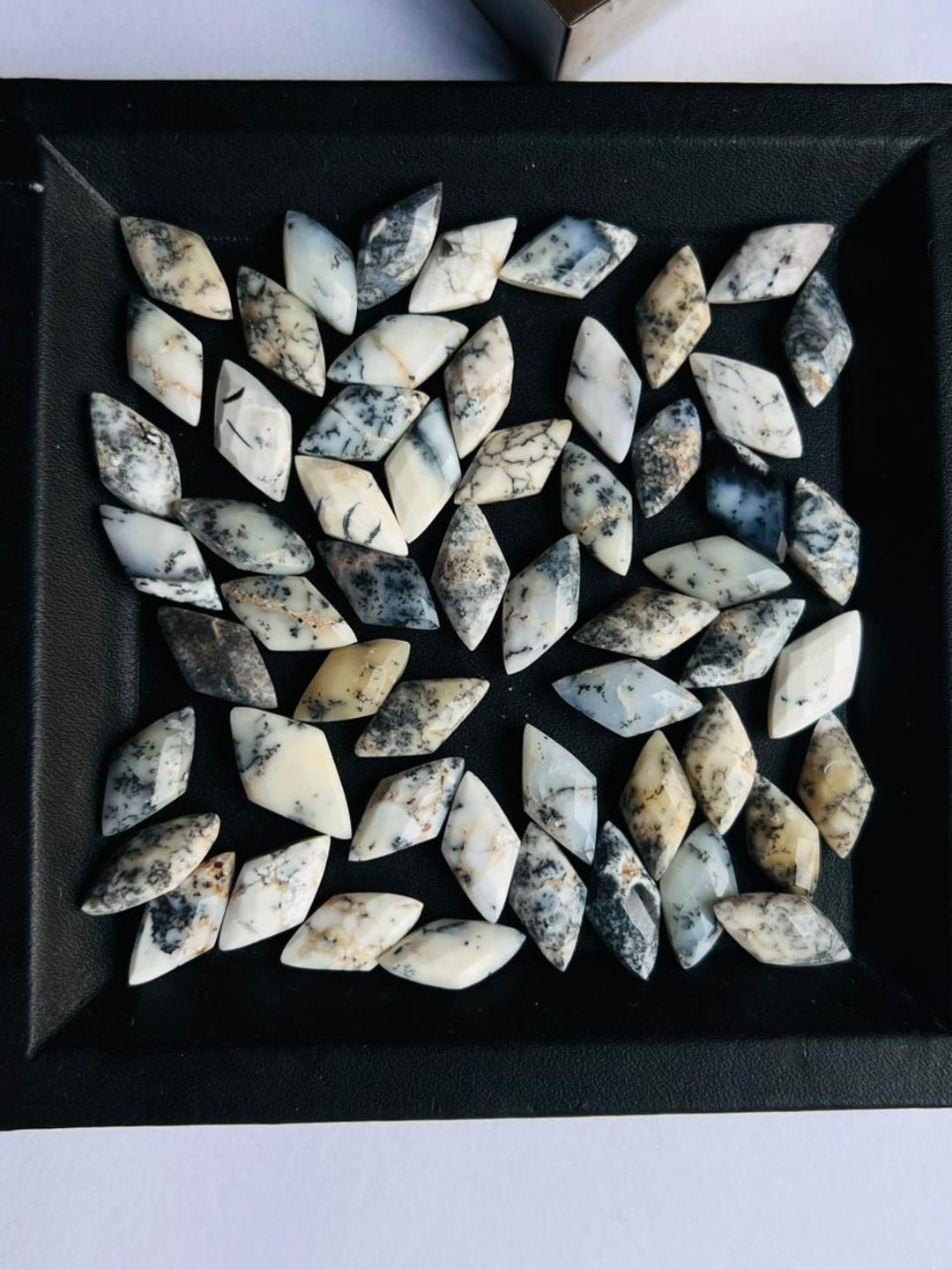 AAA+ Natural DENDRITE OPAL Shield Shape Natural Gemstone Loose Gemstone ...