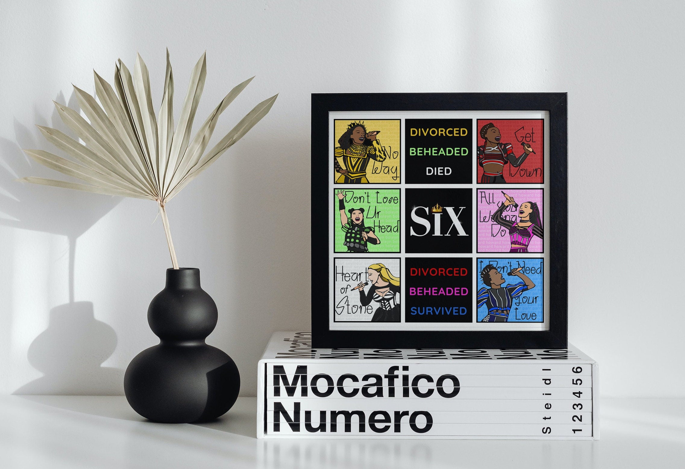 Six the Musical Printable Poster Song Titles - Etsy Australia