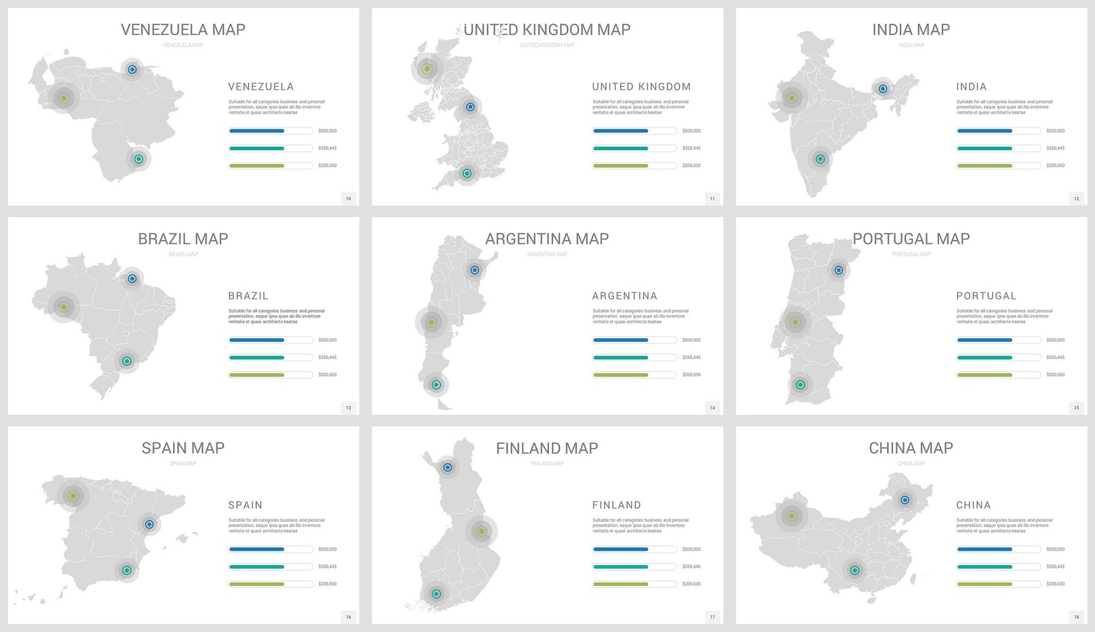 Editable Map Powerpoint Template, World Map Powerpoint Fully Editable ...