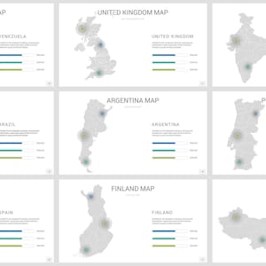 Editable Map Powerpoint Template, World Map Powerpoint Fully Editable ...