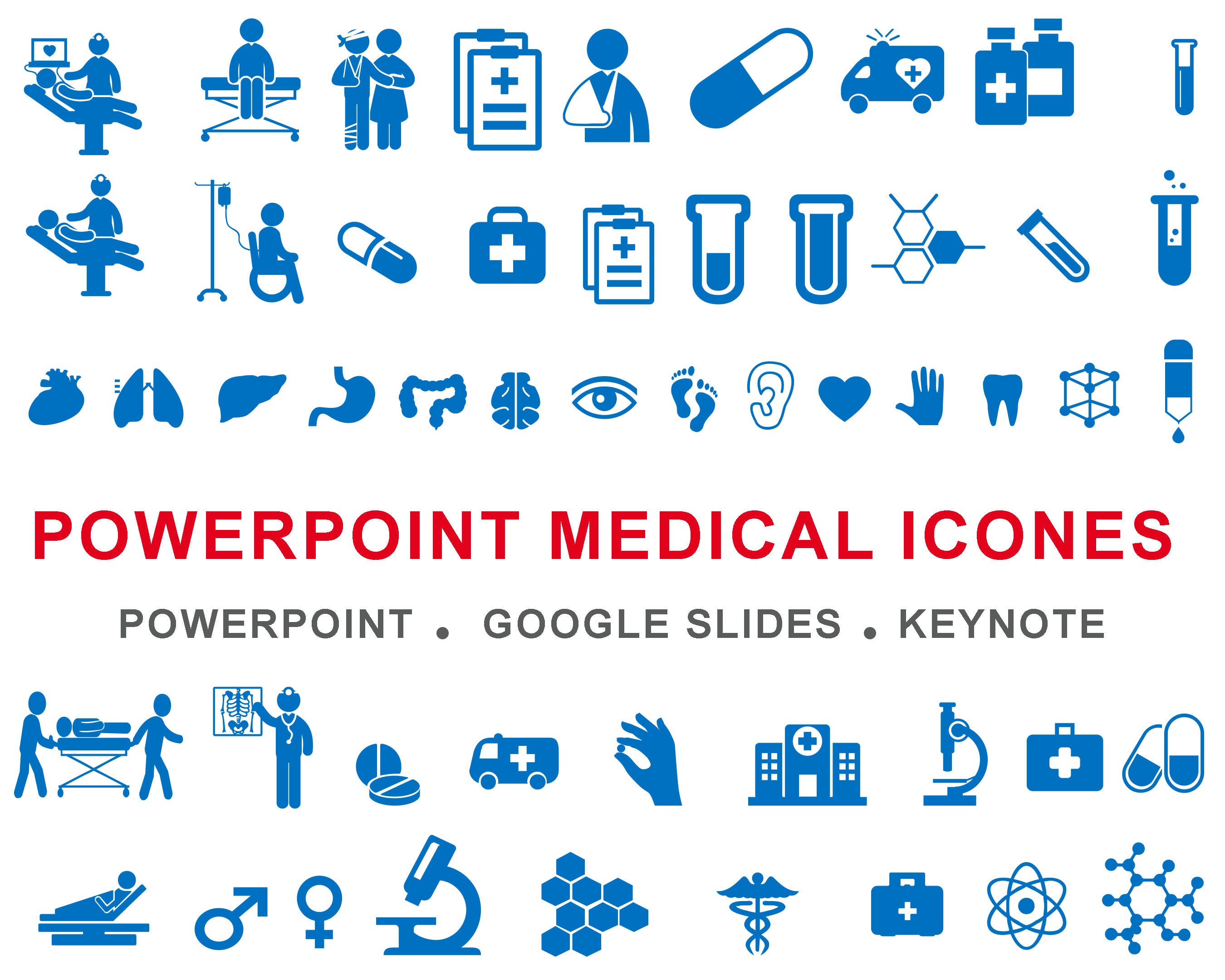 Medical Recolorable Icons, Nurse Medical Powerpoint Icons, Recolorable ...
