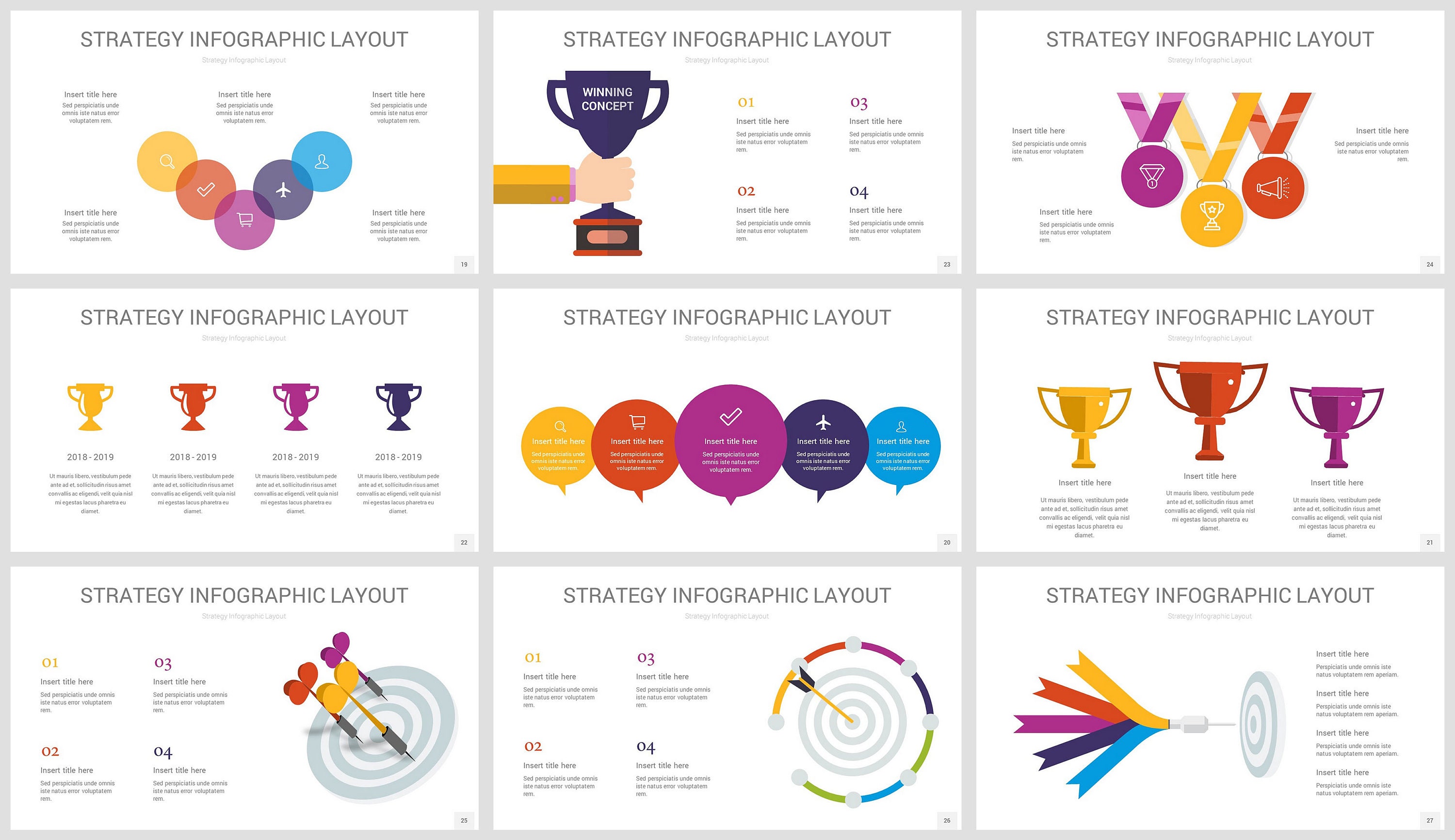 Powerpoint Strategy Template, Powerpoint Template Minimalist ...