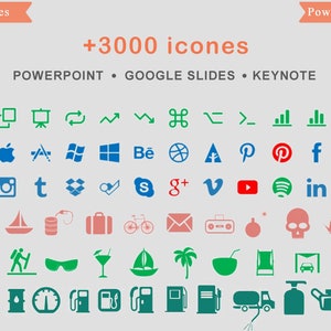 Powerpoint Recolorable Icons, Recolorable Icons for Microsoft Word ...