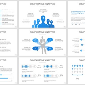 Comparative Analysis Powerpoint Template, Comparative Analysis of Male ...