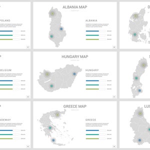 Editable Map Powerpoint Template, World Map Powerpoint Fully Editable ...