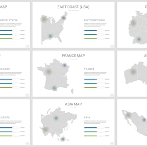 Editable Map Powerpoint Template, World Map Powerpoint Fully Editable ...