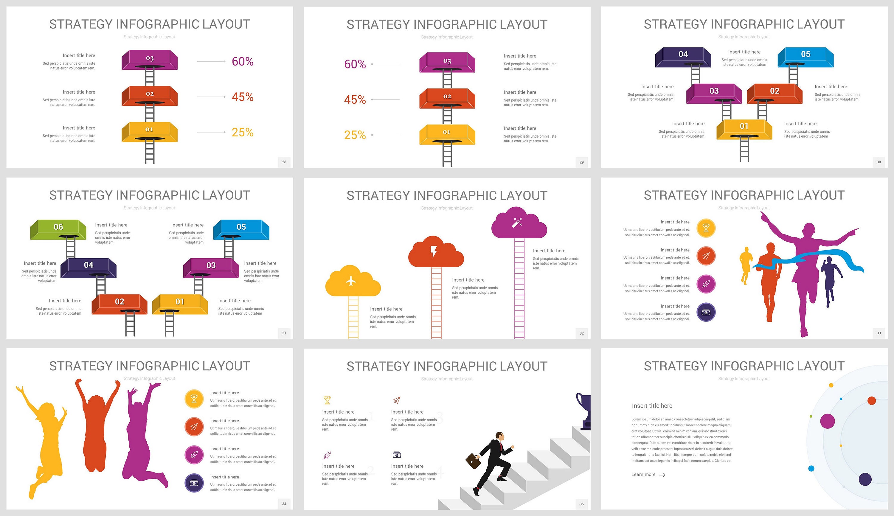 Powerpoint Strategy Template, Powerpoint Template Minimalist ...