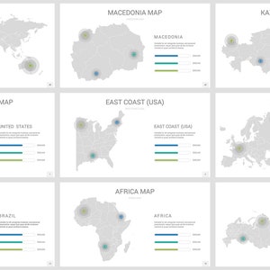 Editable Map Powerpoint Template, World Map Powerpoint Fully Editable ...