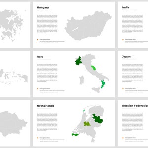 Editable Map Powerpoint Template, World Map Powerpoint Fully Editable ...