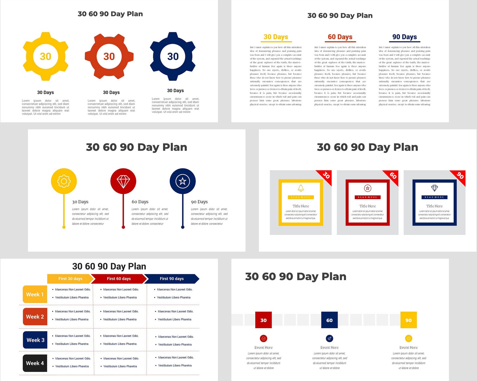 30 60 90 Day Plan Template Powerpoint 30 60 90 Template 30 - Etsy