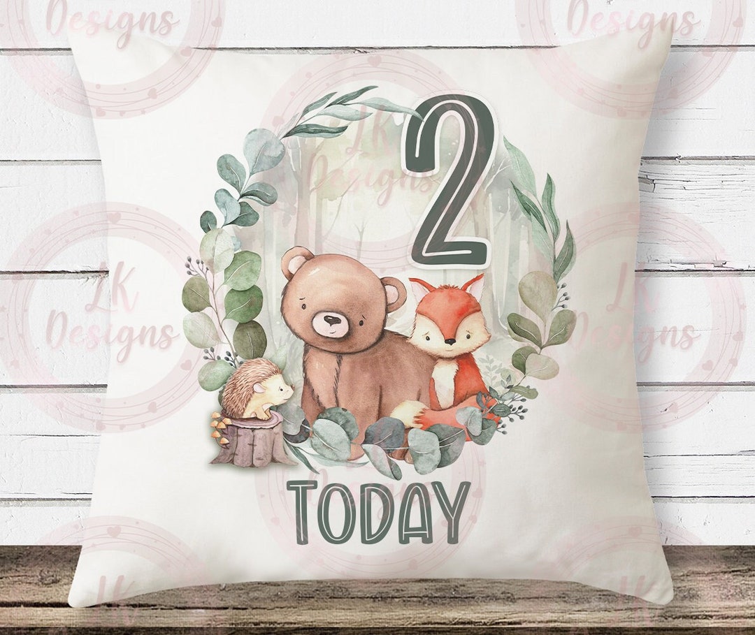 Woodland Animal Numbers - 1-12 Years - Includes Blank Version - Childs ...