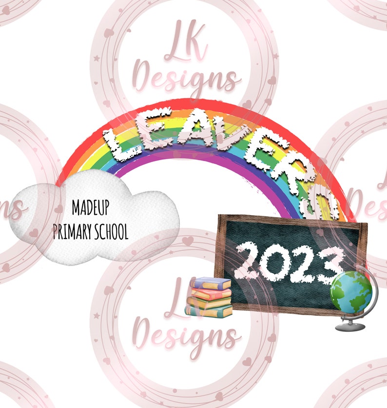 School Leaver Rainbow - With & Without Text Version - Png Sublimation ...