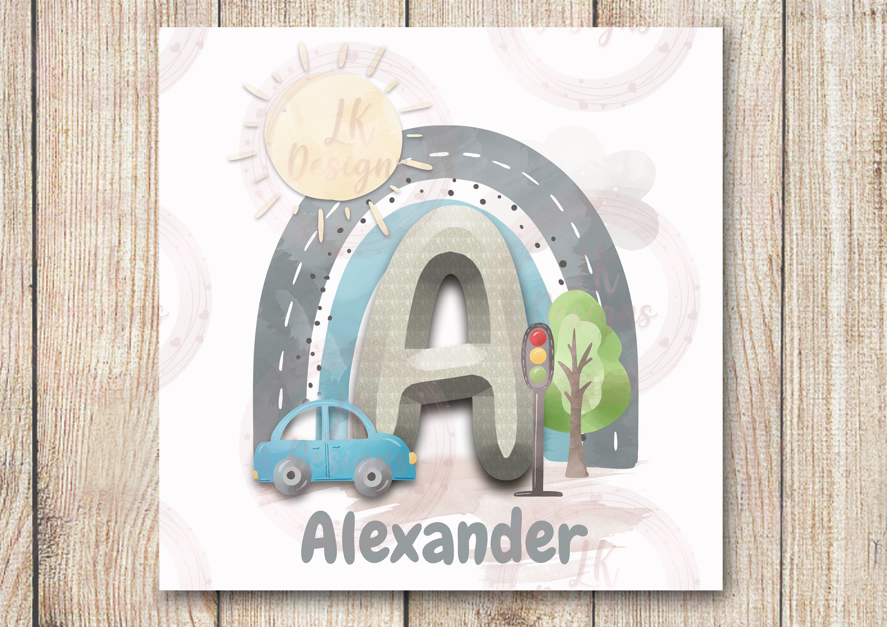 Car Themed Alphabet - A - Z - Png Sublimation Printable Download Design ...