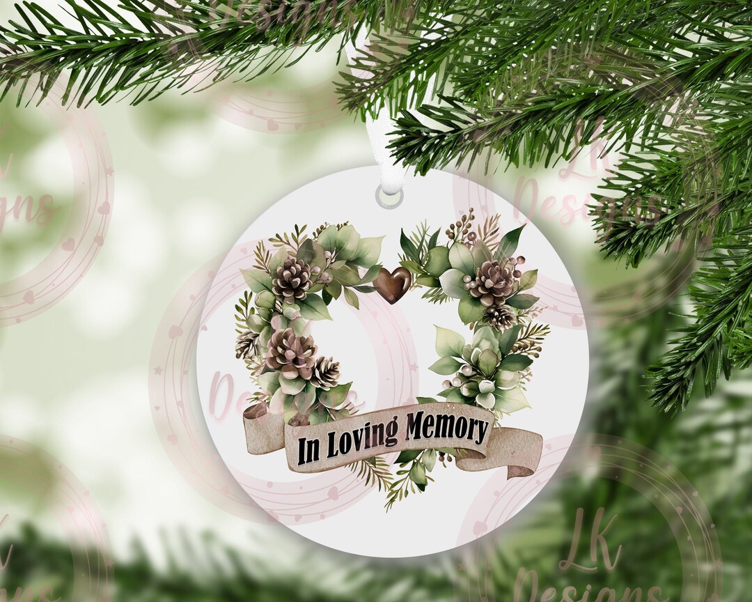 In Loving Memory Wreath Frame, Add Photo Space, No Text Png ...