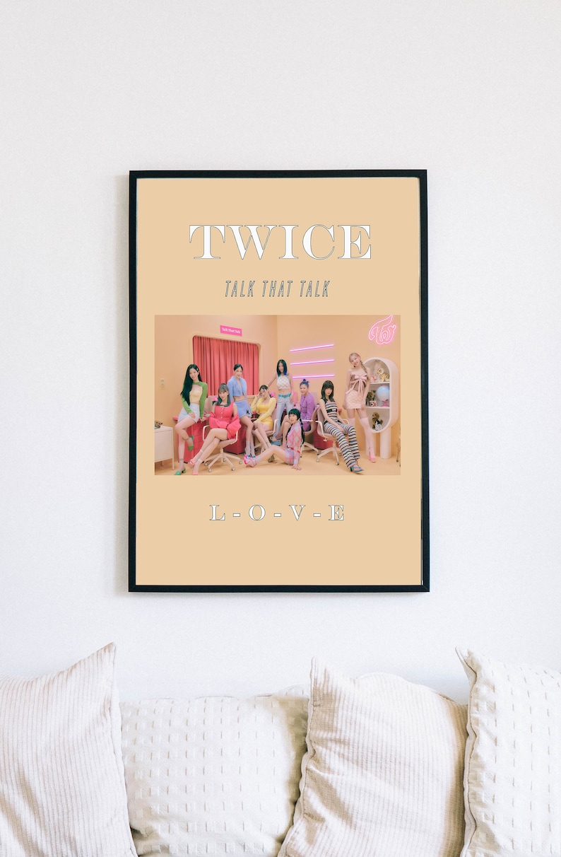 Twice Digital Wall Poster Print / Instant Download Aesthetic Kpop Twice ...