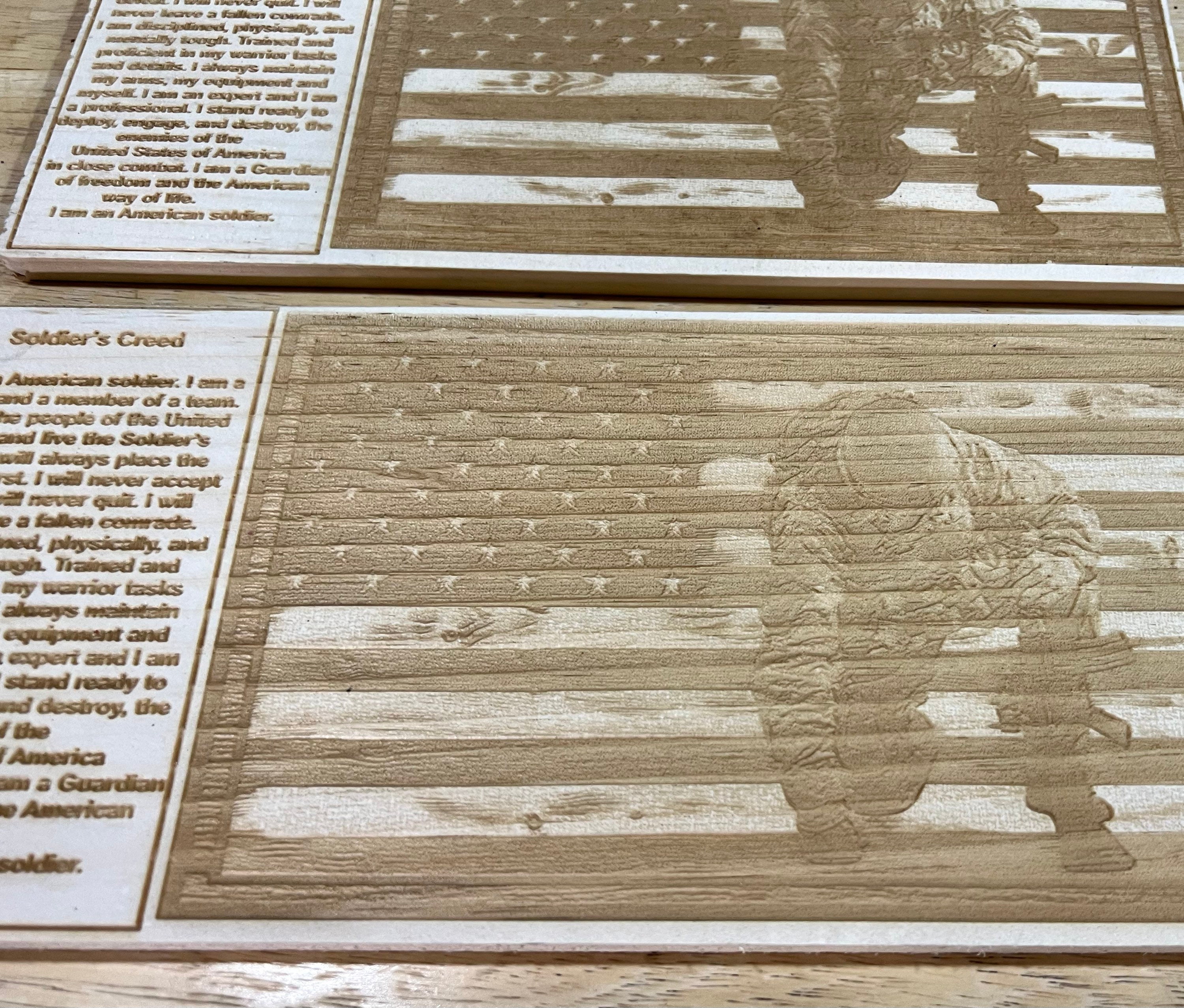 Soldiers Creed, Military Signs, Soldier Signs, Army Signs, Wood Sign ...