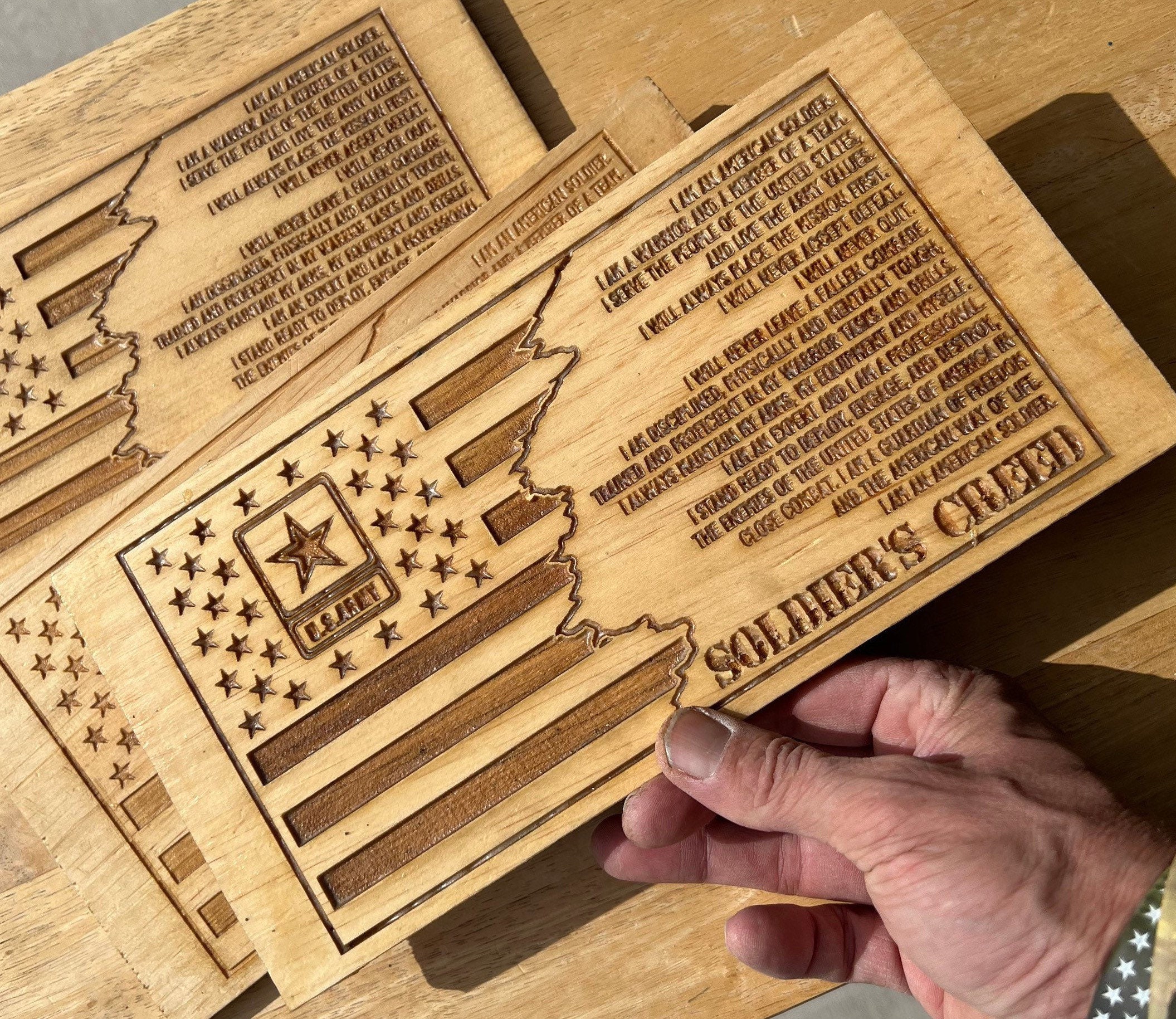 Soldiers Creed Military Signs Soldier Signs Army Signs - Etsy