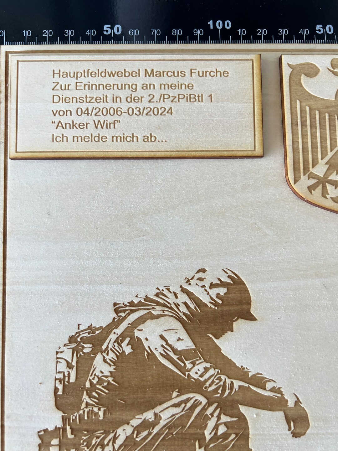 Large Personalized, Soldiers Creed, Military Signs, Soldier Signs, Army ...