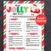 How Jolly Are You Christmas Game, Printable Group Christmas Party Game ...