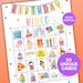 Birthday Bingo, Kids Bingo Game, Printable Birthday Party Bingo, Kids ...