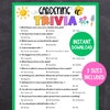 Flower Matching Game, Printable Springtime Game, Spring Trivia Game ...