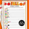Fall Emoji Game, Printable Fall Game for Kids and Adults and Classrooms ...