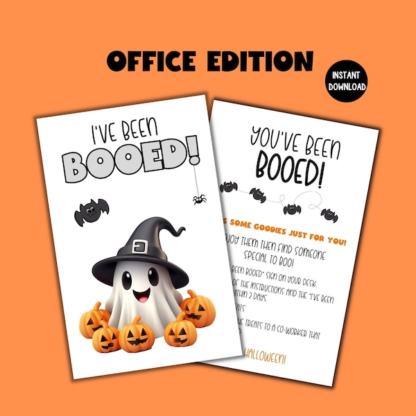 You've Been Booed Office - Etsy